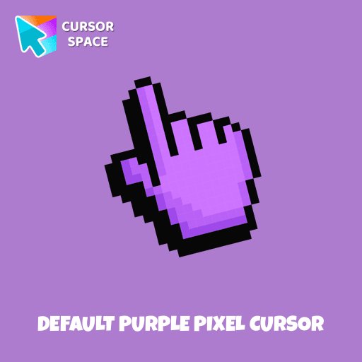 Cursor Default Purple Pixel For Chrome - Cursor Pack | Cursor Space